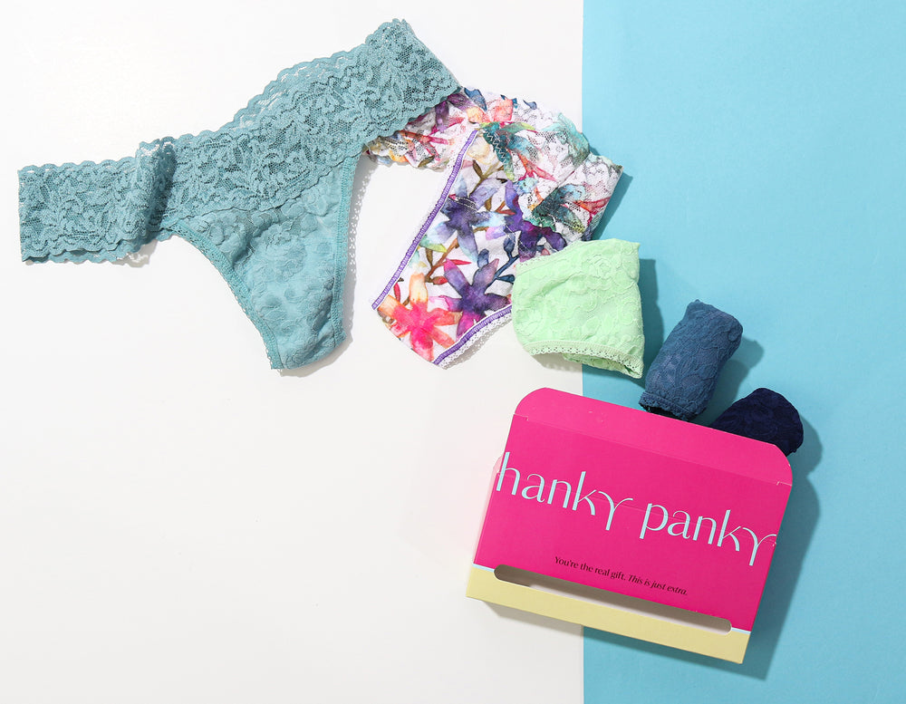 Underwear Pack, Panties & Thong Set, Bundle Gift | Hanky Panky