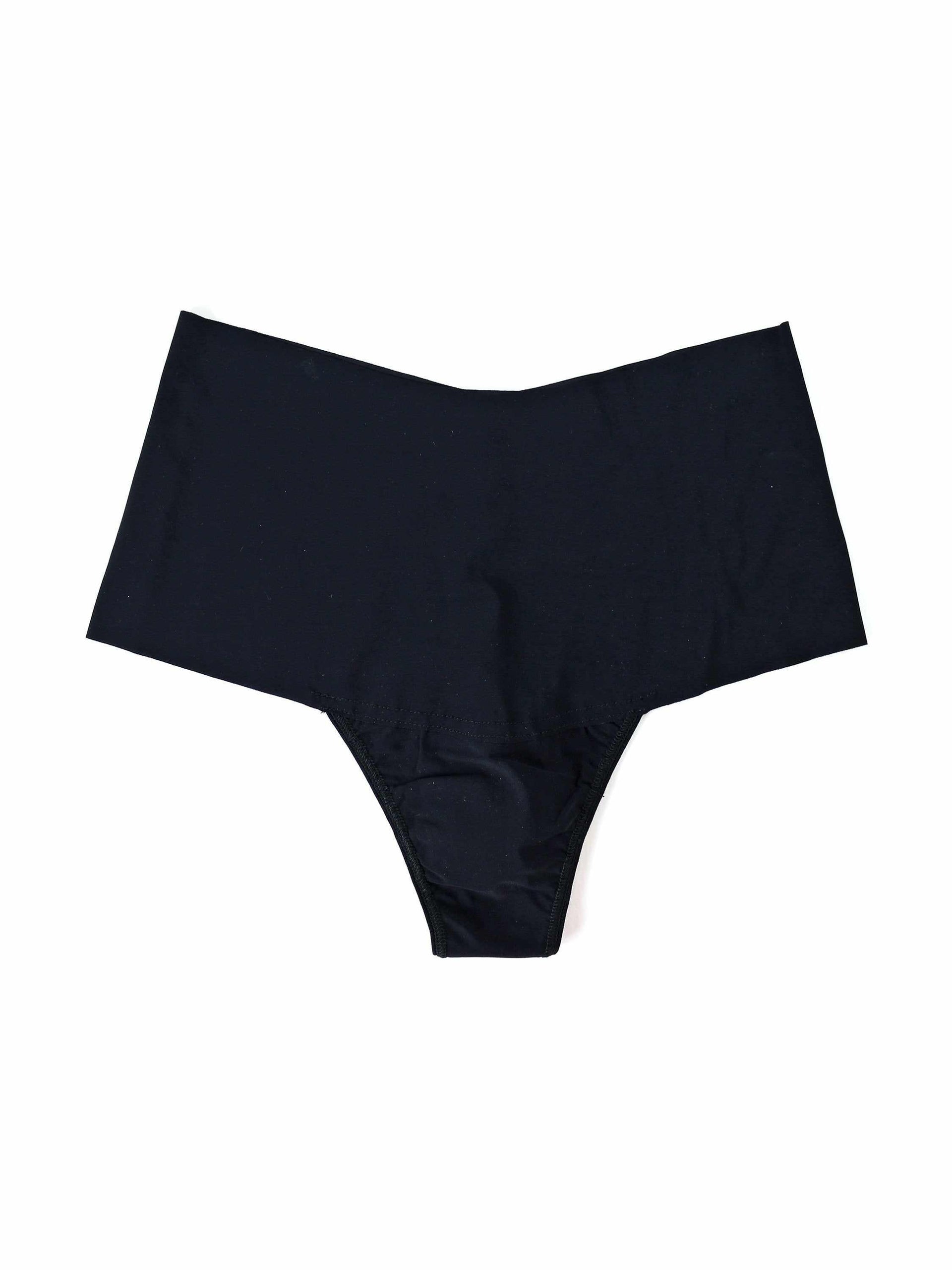 BreatheSoft™ High Rise Thong Black | Hanky Panky