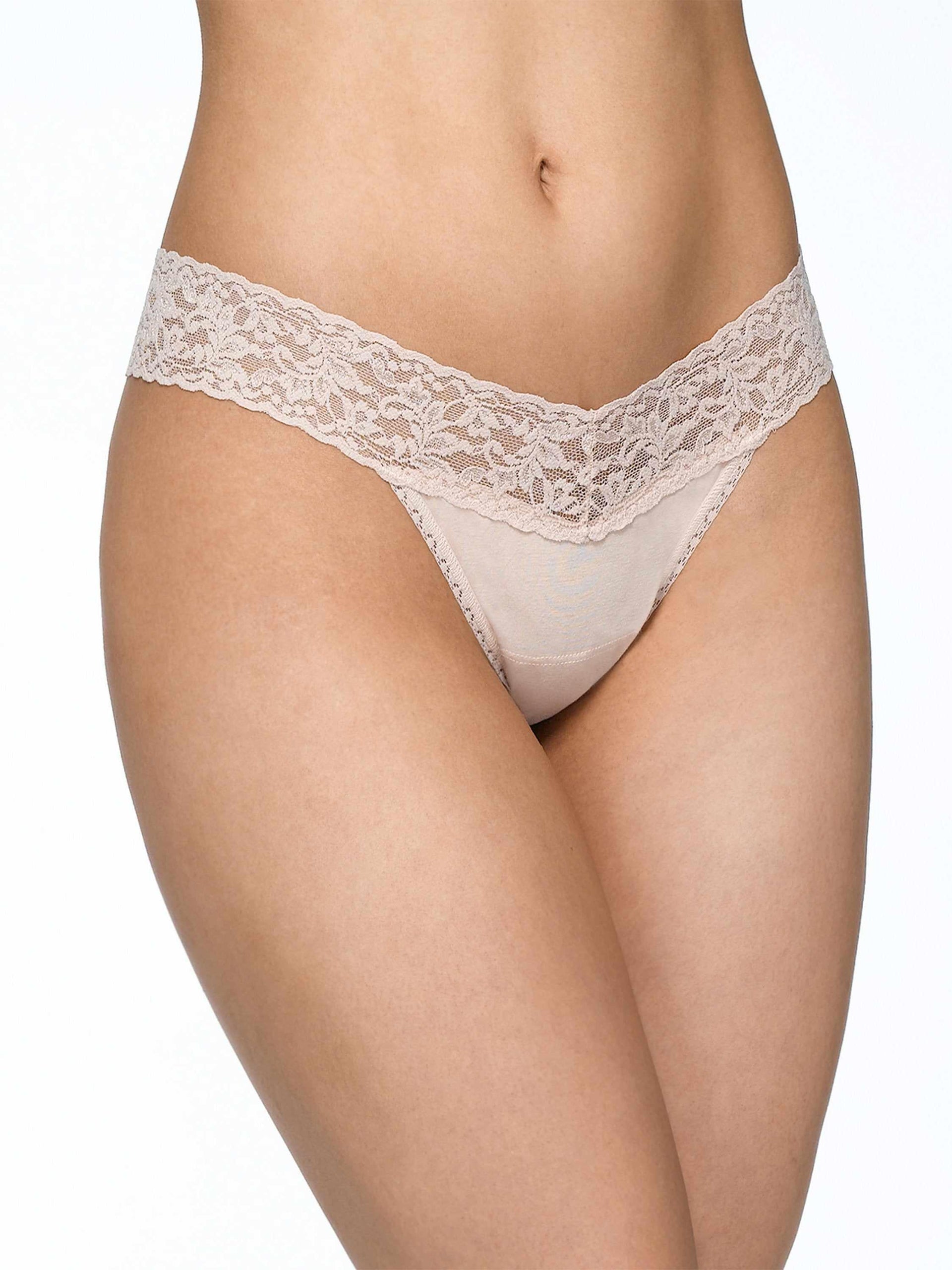 Petite Size Supima® Cotton Low Rise Thong Chai | Hanky Panky