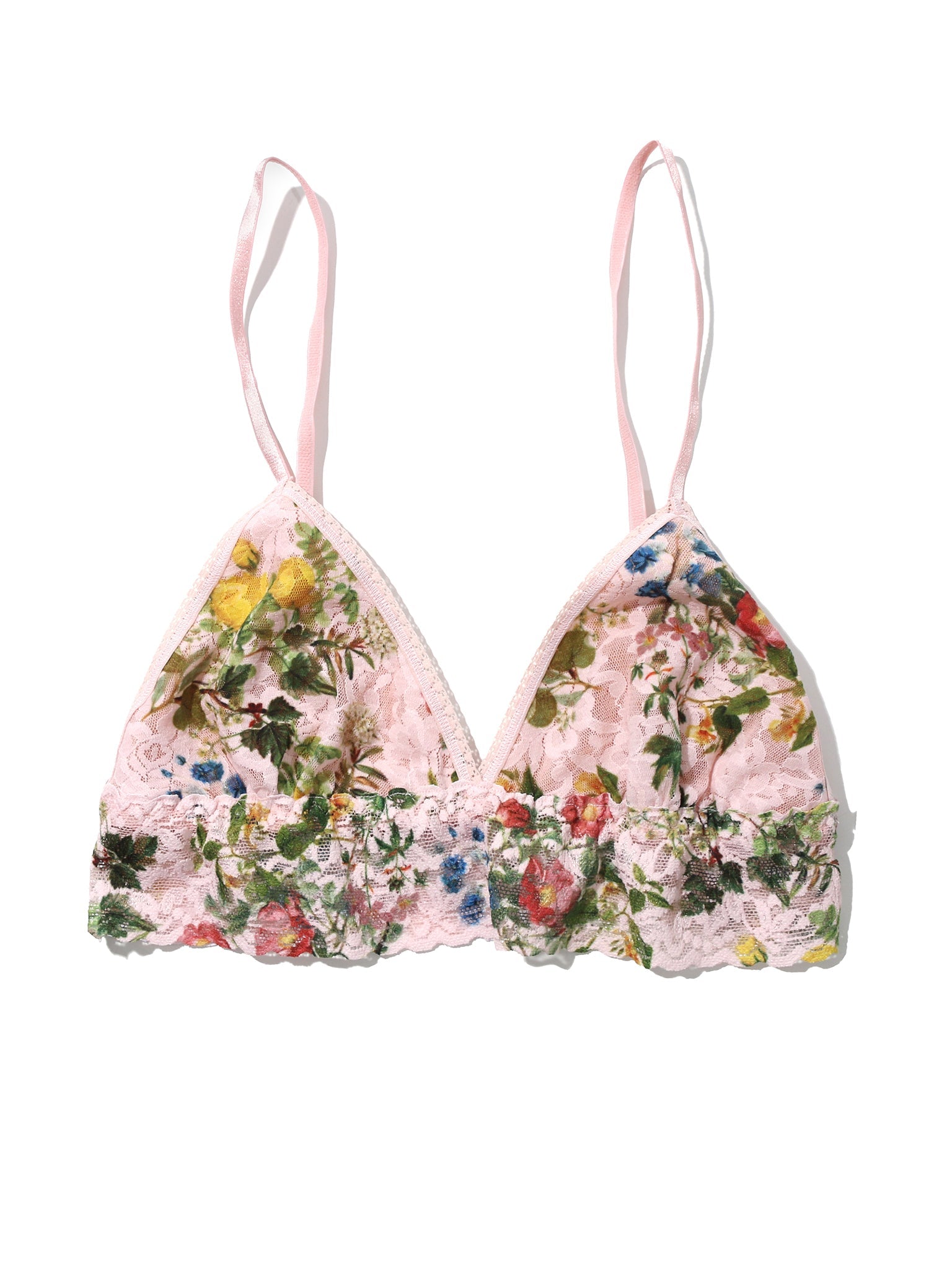 Printed Signature Lace® Padded Triangle Bralette Overjoyed Sale | Hanky ...