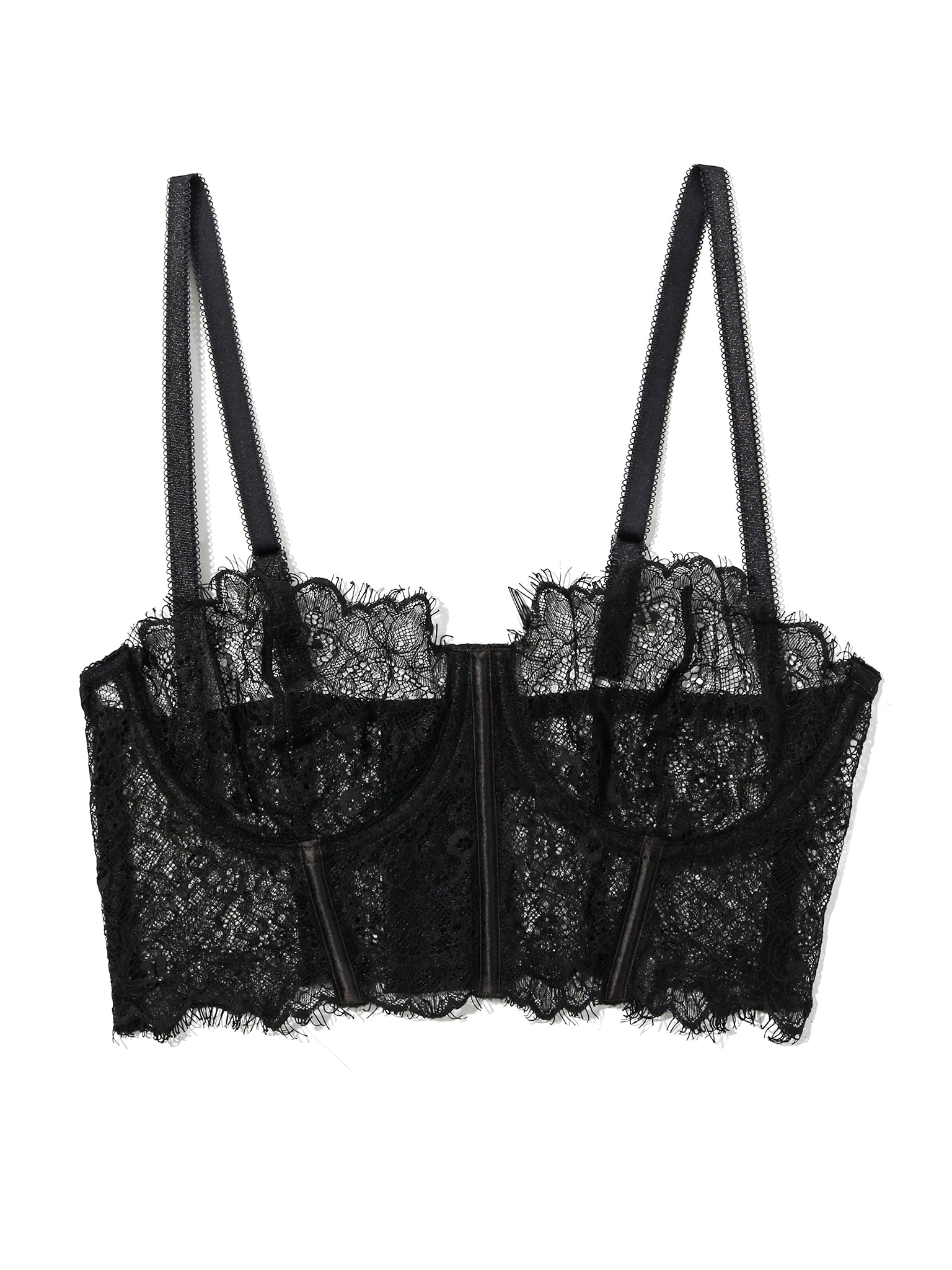 Sheer Seduction Underwire Bustier Black Sale | Hanky Panky® | Hanky Panky