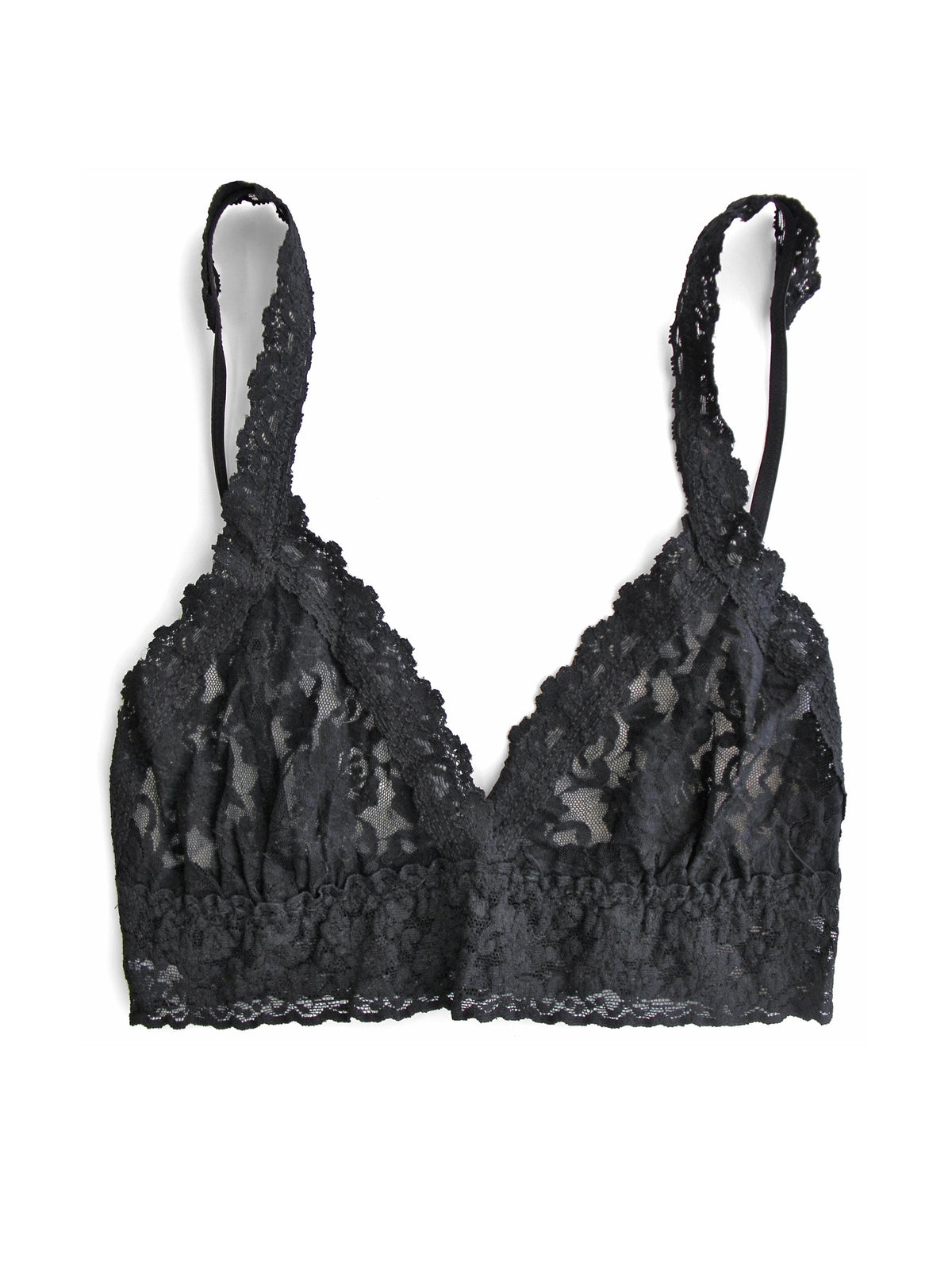 Signature Lace Crossover Bralette Black | Hanky Panky