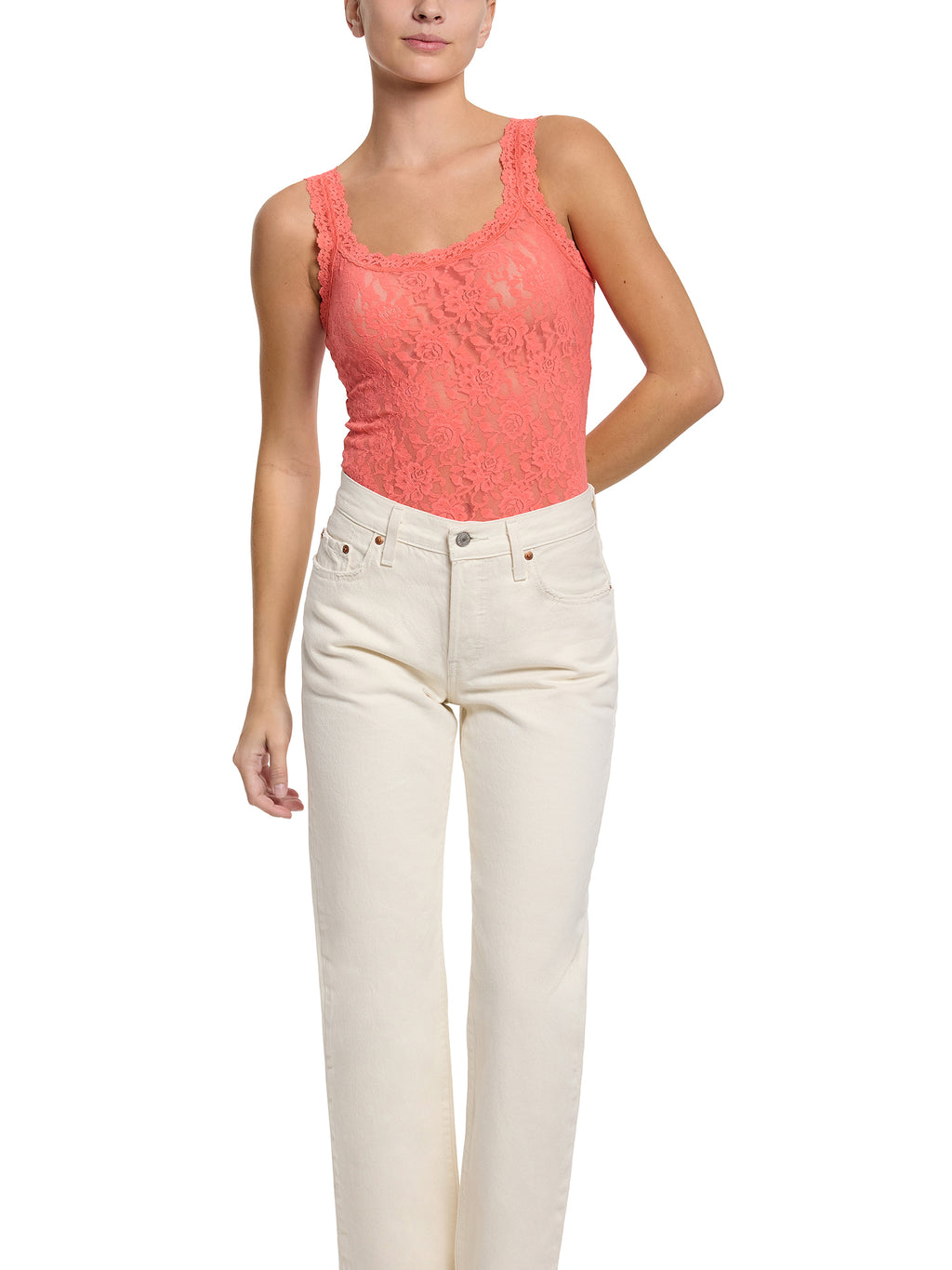 Signature Lace® Classic Cami Courageous Coral Sale | Hanky Panky