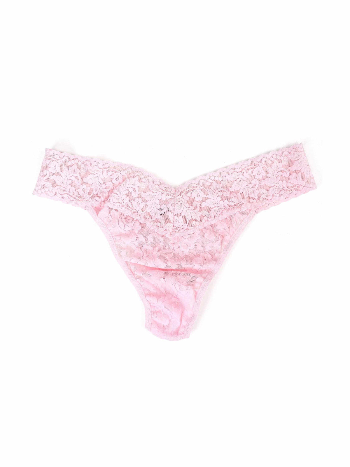 Signature Lace® Original Rise Thong Bliss Pink | Hanky Panky® | Hanky Panky