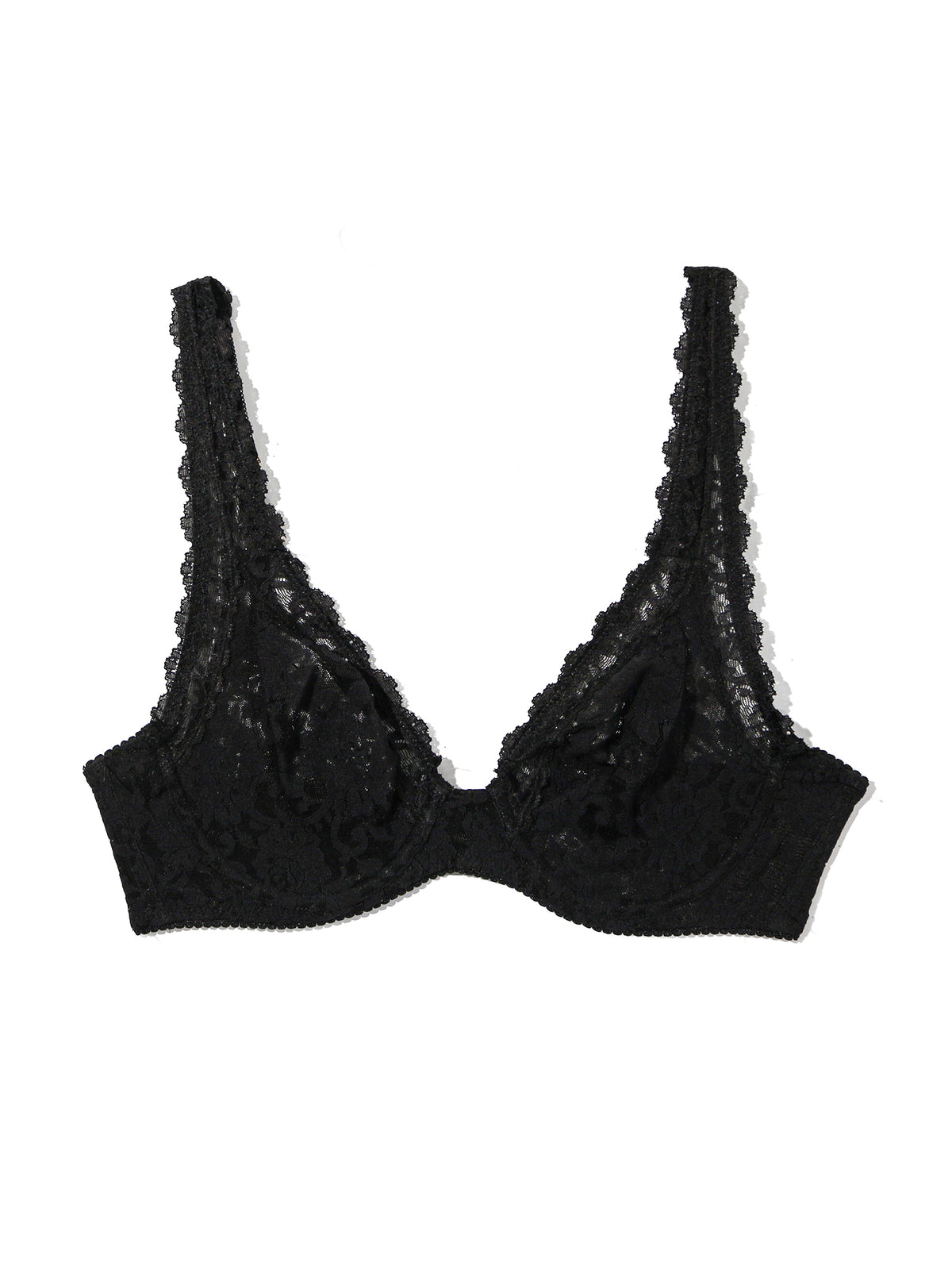Signature Lace® Unlined Underwire Bra Black | Hanky Panky® | Hanky Panky