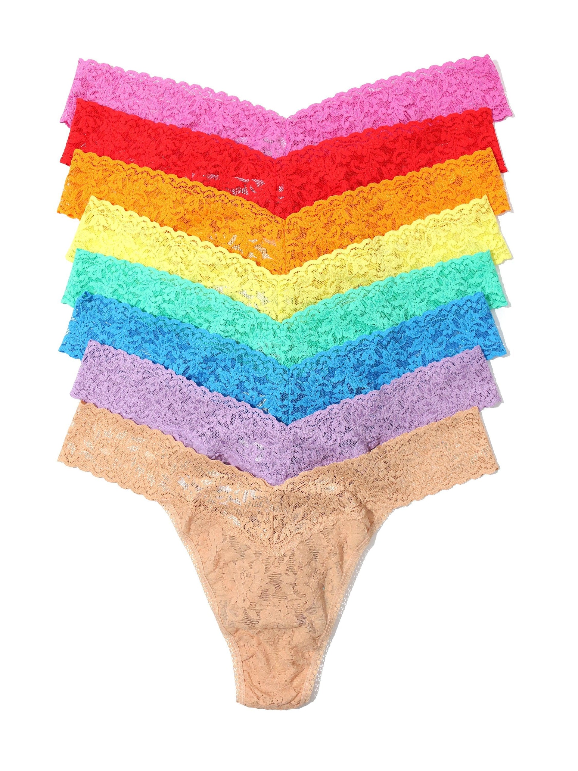 signature-lace Plus Size Thongs | Plus Size Underwear | Hanky Panky